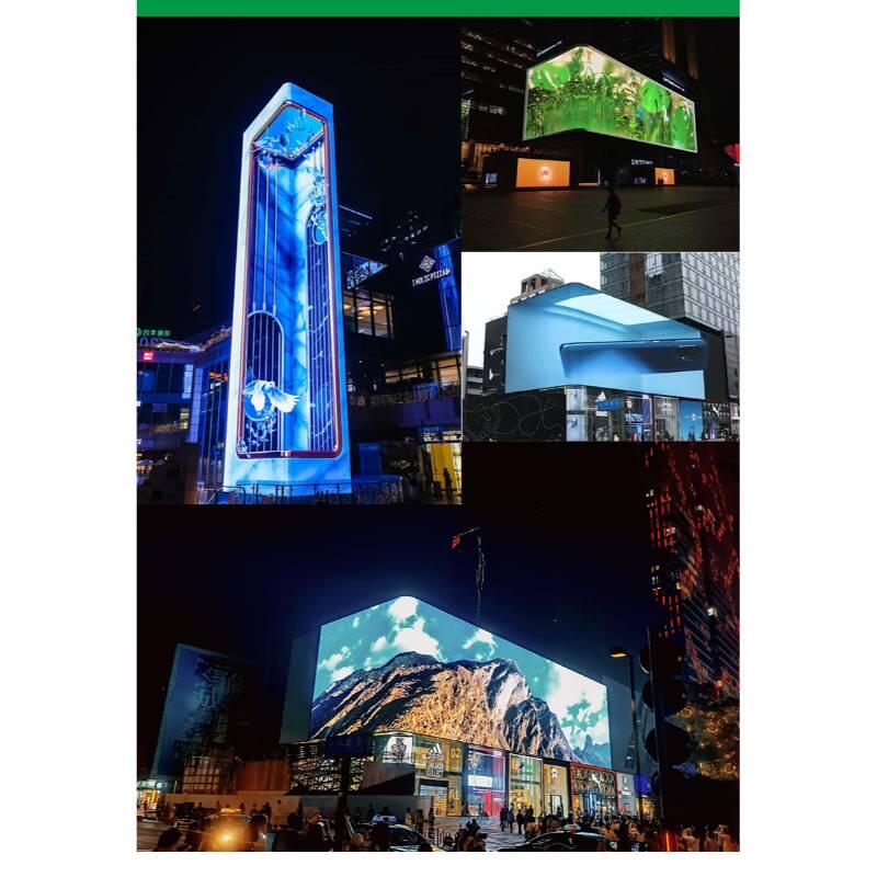 3D Led Curved Display Screen without 3D Glasses |NewTechStore |Eshop
