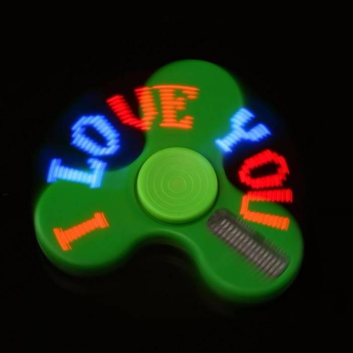 Intelligent App Control LED Fidget Spinner with Bluetooth Speaker