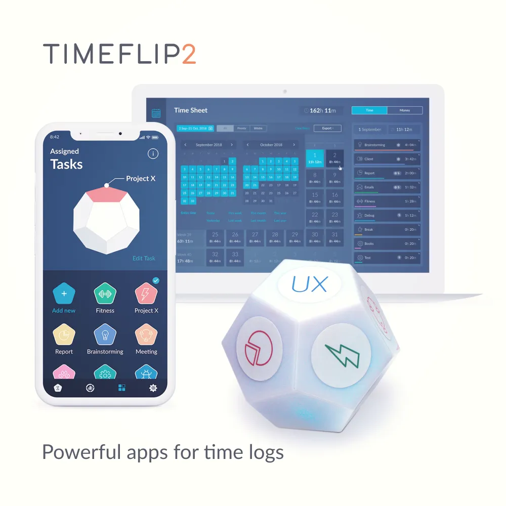 Buy TIMEFLIP2 – Human Friendly Interactive Time Tracker