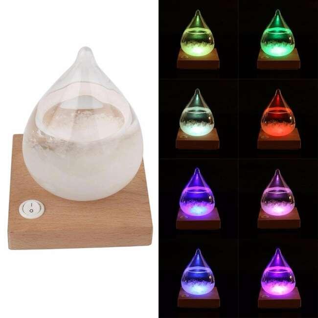 Weather Forecast Predictor Crystal Bottle with Colorful LED light - www ...